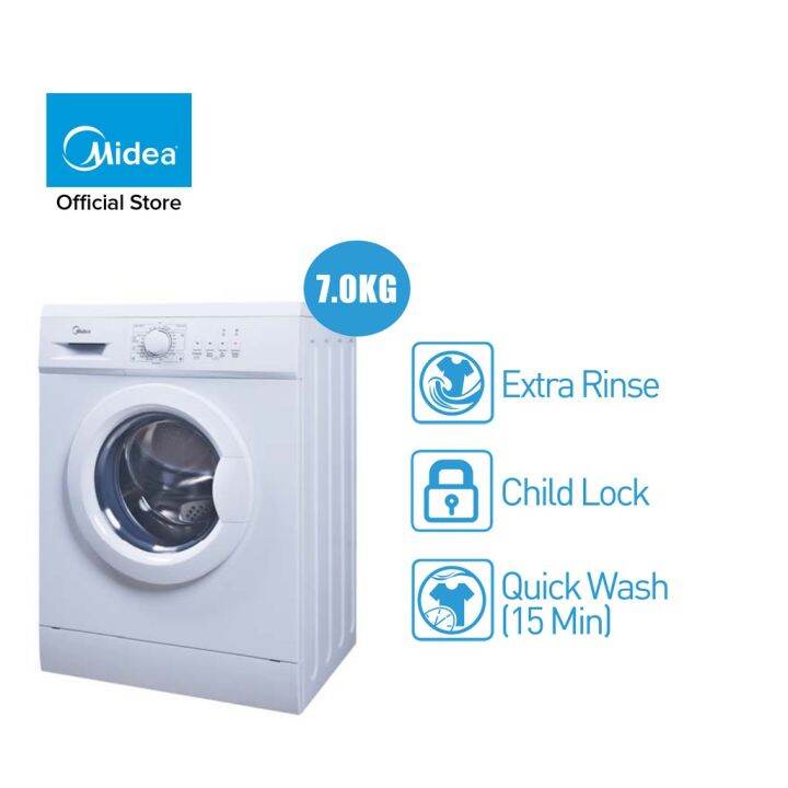 Midea 7kg Front Loading Washer MFL70-S1202E/MFL70S1202E | Lazada