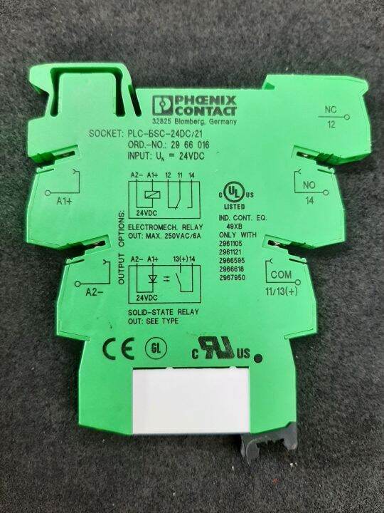 Phoenix Contact PLC-BSC- 24DC/21 ORD-No:2966016 | Lazada.co.th