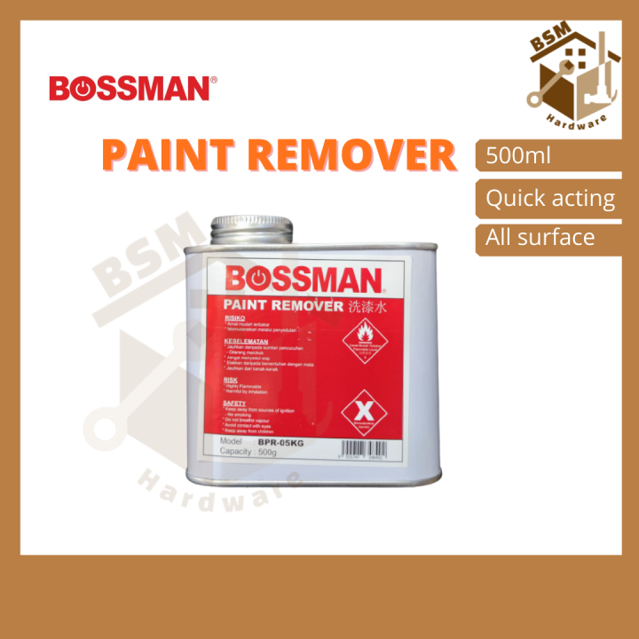 BSM BOSSMAN Paint Remover for all surface Asid cat Penanggal Cat Buang ...
