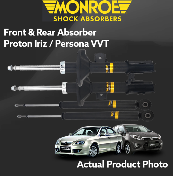 Proton Iriz, Persona VVT Original Monroe Front and Rear Shock Absorber ...