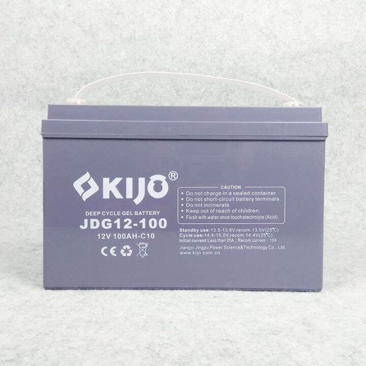 BATTERY KERING DEEP CYCLE SOLAR PANEL MERK KIJO 12V 100AH | Lazada ...
