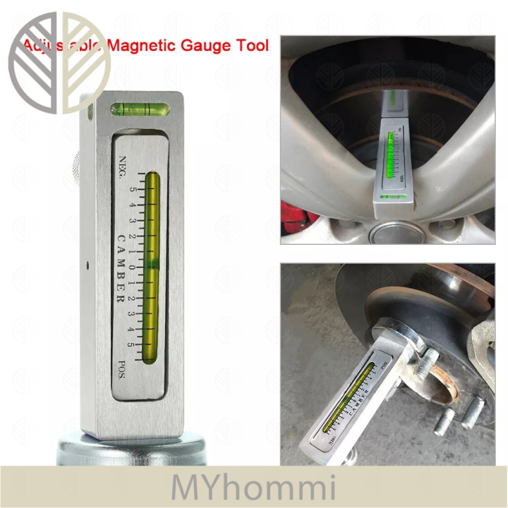 (Ready Stock) Adjustable Magnetic Gauge Tool Magnetic Gauge Tool Camber ...