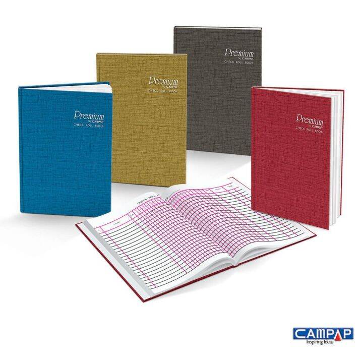 Campap Hard Cover F5 Check Roll Book 70gsm 200pages CA3142 | Lazada