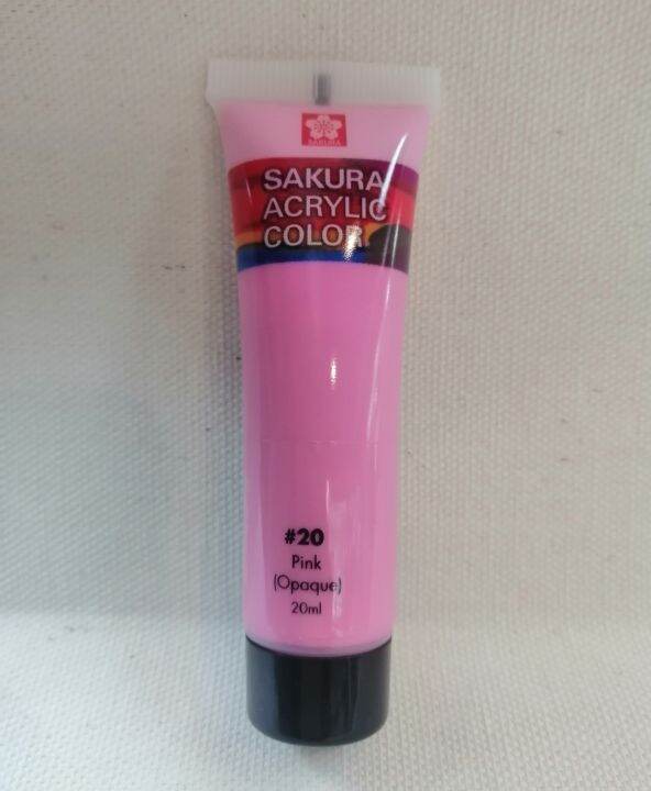 Sakura Acrylic Color 20ml Pink | Lazada PH