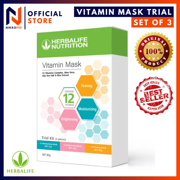 Herbalife Vitamin Mask Trial Pack - Set of 3 | Lazada PH