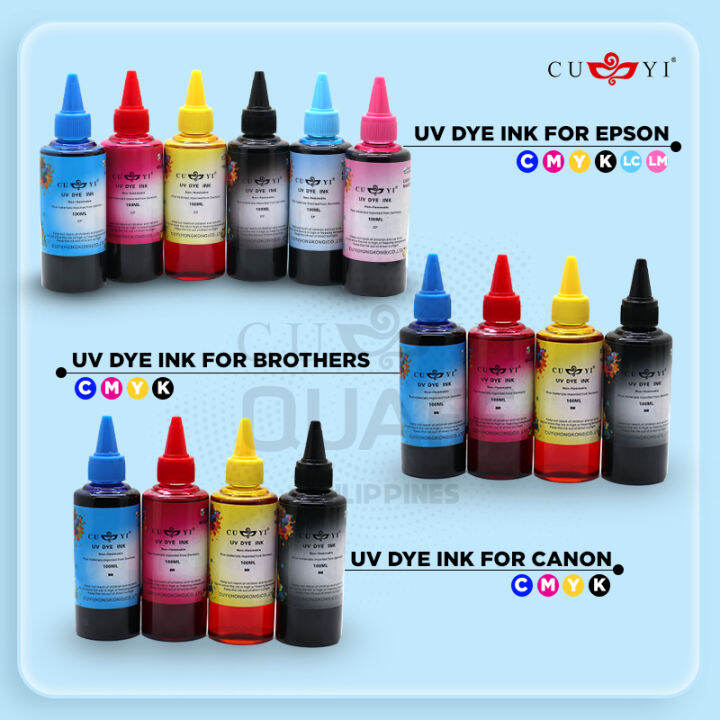 Cuyi Continuous Refillable Dye Ink 100ml For Inkjet Printer | Lazada PH