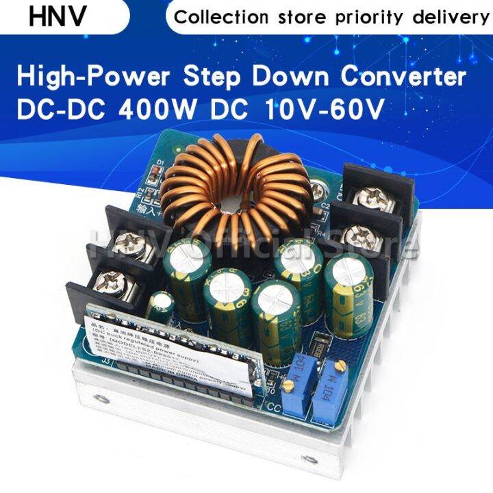 DC-DC 400W High-power Step Down Buck Converter DC 10V-60V Constant ...