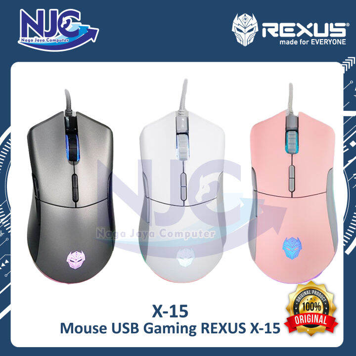 REXUS MOUSE GAMING XIERRA X15 | Lazada Indonesia