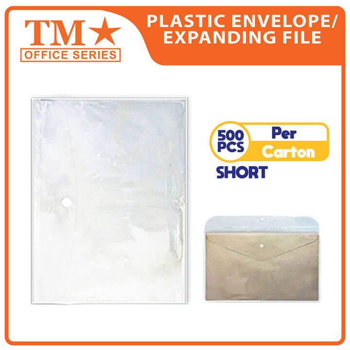 TM Plastic Envelope Clear x 500 pcs | Lazada PH