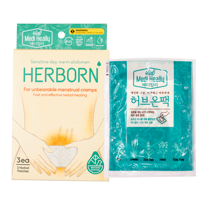 Medi Heally Herborn Herbal Heat Relief Patch (3Pcs/Box) | Lazada PH