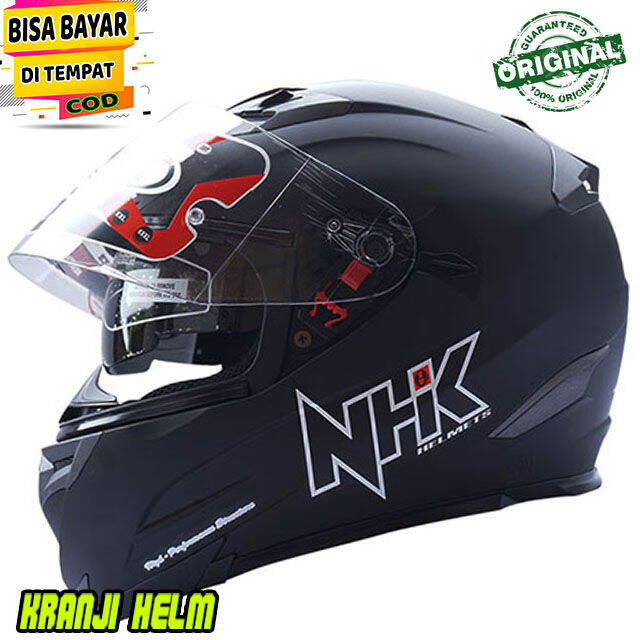 Helm full face / helm nhk rx-9 black doft terbaru | Lazada Indonesia