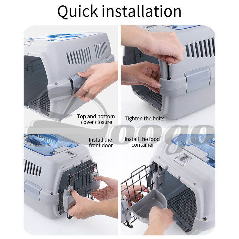 Doogo ลังแมวและสุนัข กระเป๋าแมว กล่องเดินทางสัตว์เลี้ยง กระเป๋าเดินทาง ...