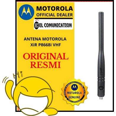 ANTENA HT MOTOROLA XiR P8668i P 8668i VHF 136-174 ORIGINAL GENUINE ...