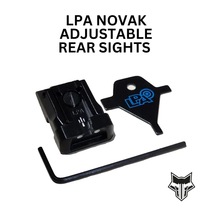 LPA Adjustable Rear Sight for 1911 Novak Cut | Lazada PH