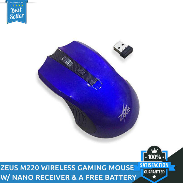 Zeus M220 Wireless Gaming Mouse / Office Mouse With Nano Receiver And A ...