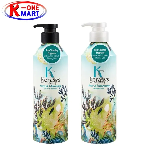 Aekyung Kerasys Pure & Charming Perfumed Shampoo / Conditioner 600mL ...