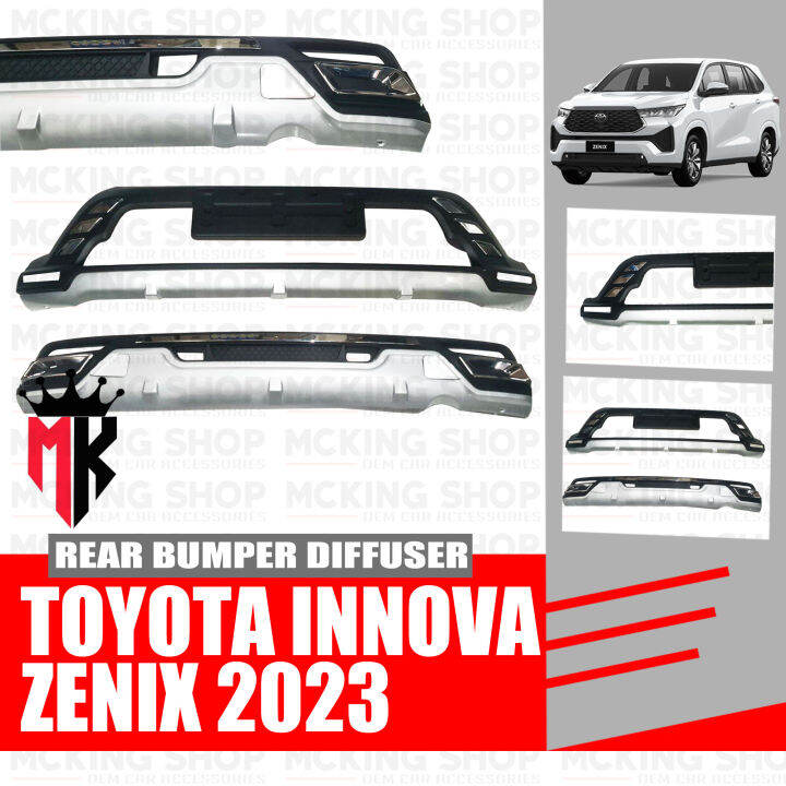 Toyota Innova Zenix 2023 Front and Rear Bumper Diffuser Nudge Protector ...