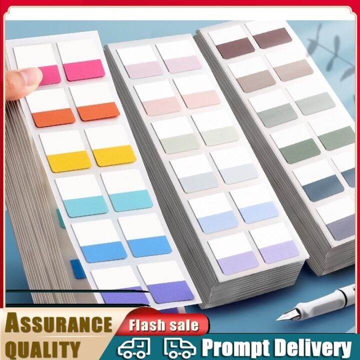 60 Sheets Transparent Index Label Office Classification Sticker Sticky ...