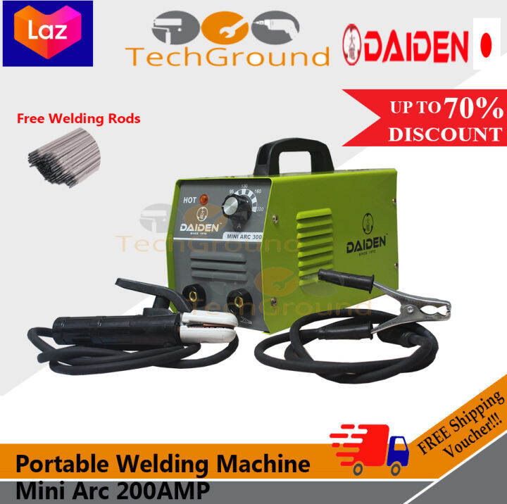 Daiden Portable Welding Machine Mini Arc 200 | Lazada PH