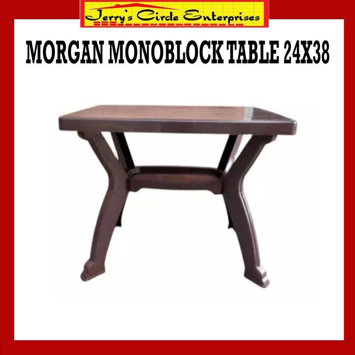 MORGAN MONOBLOCK TABLE 24X38 / BROWN TABLE | Lazada PH