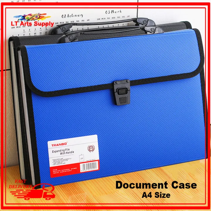 Expanding File Folder Document storage with handle Size A4 | Lazada PH