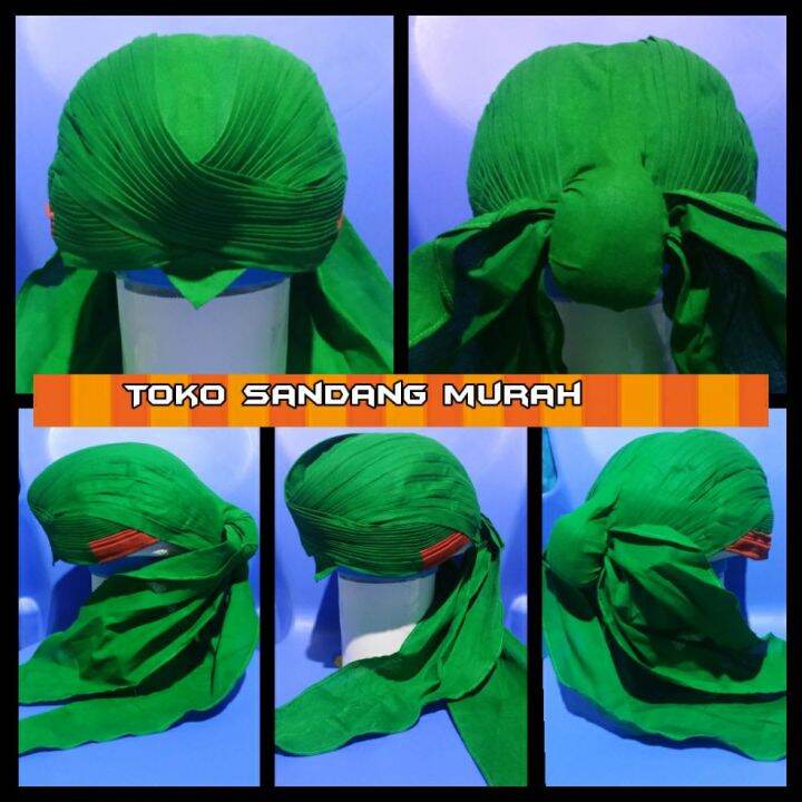 Blangkon Jogja lipat NU sumping Merah / Adat Jawa /Pakaian Tradisional ...