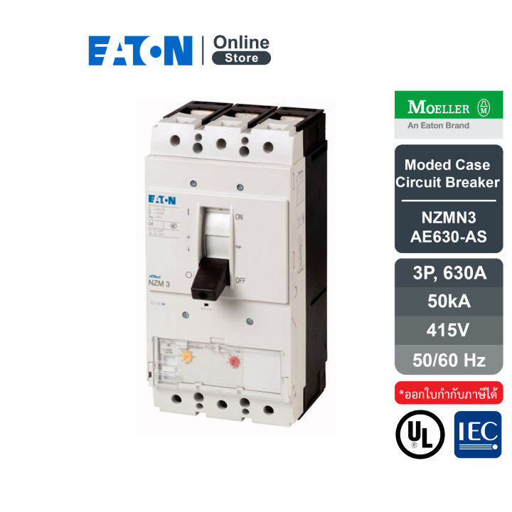 EATON Moded Case Circuit Breaker Normal switching capacity 3P,630A,50kA ...