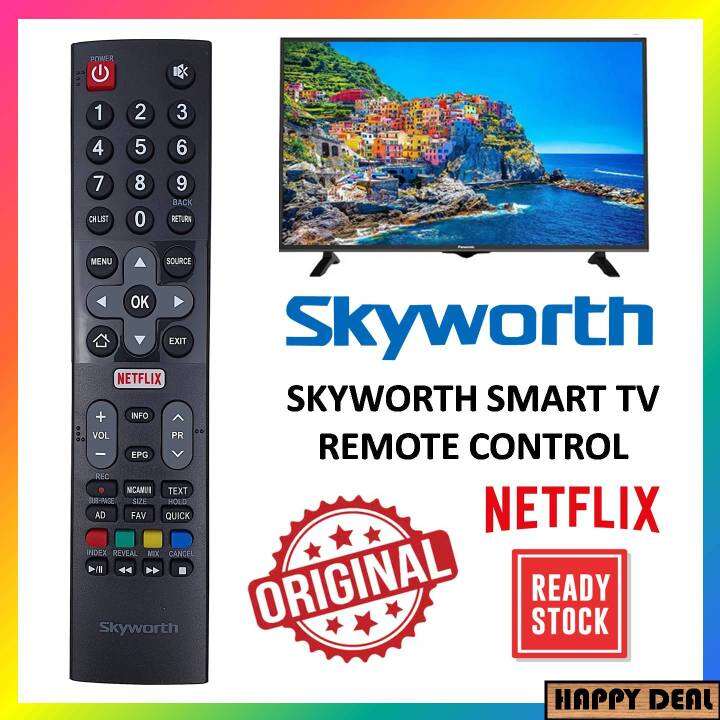 [ORIGINAL] SKYWORTH SMART TV NETFLIX REMOTE CONTROL (539C-266720-W010 ...