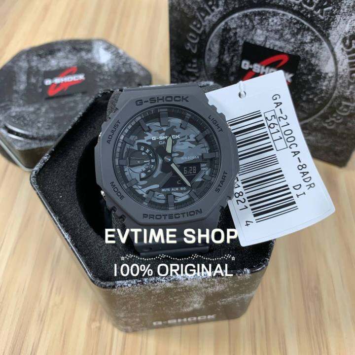 READY STOCK 100% ORIGINAL CASIO G-SHOCK CAMOUFLAGE TMJ GA-2100CA-8ADR / GA-2100CA-8A / GA-2100CA ...