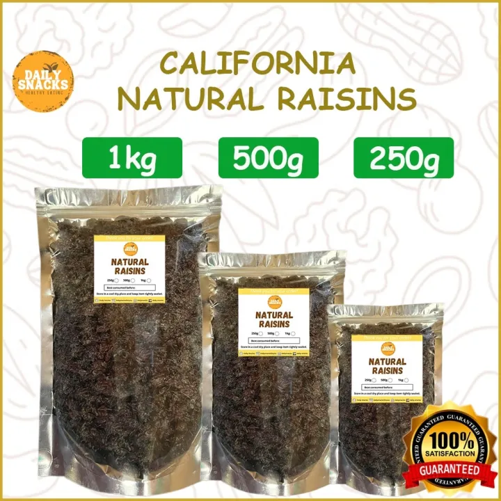 California Natural Raisins (USA) 250g 500g 1kg | Lazada PH