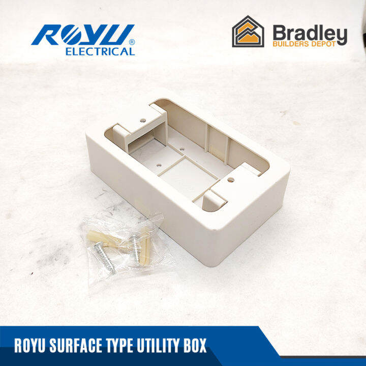 Royu Surface Type Utility Box with Scew and Tox (RUB2) | Lazada PH