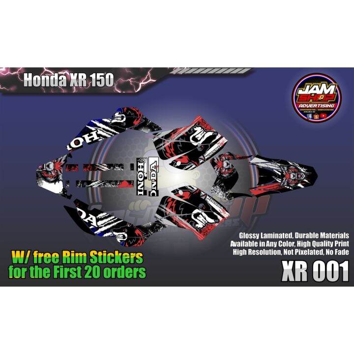 Honda XR 150L Full Decals | Lazada PH
