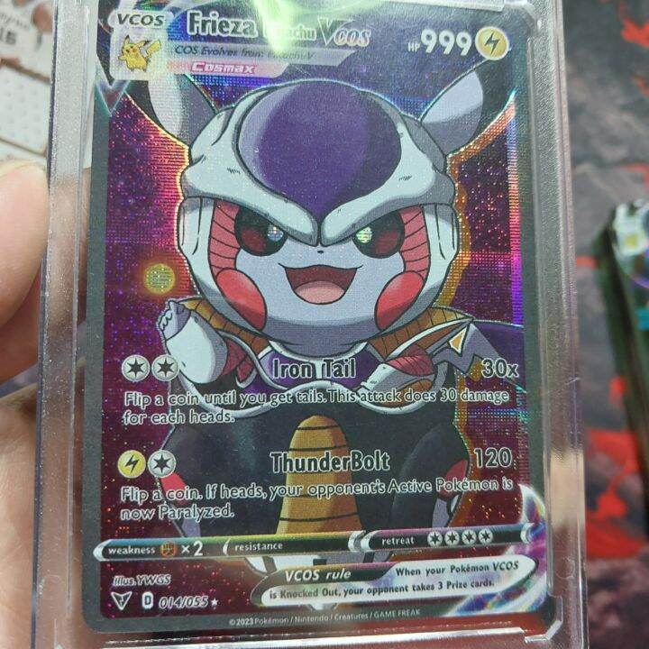 [HCM FREESHIP]Thẻ Pokemon Frieza Phi de đại đế Pikachu hóa trang Vmax ...