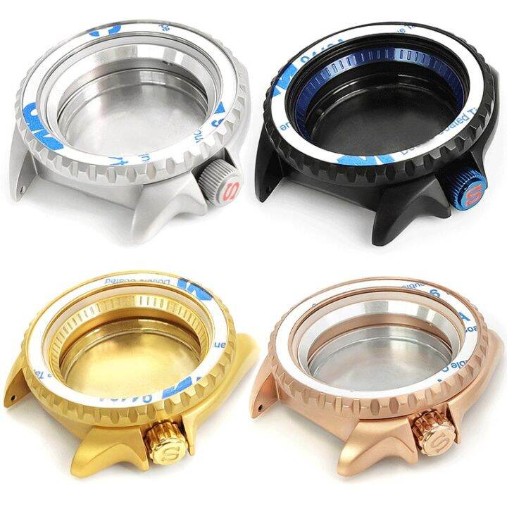 Brushed Watch Case Stainless Steel Automatic Diving Fo Skx007 Skx009 ...