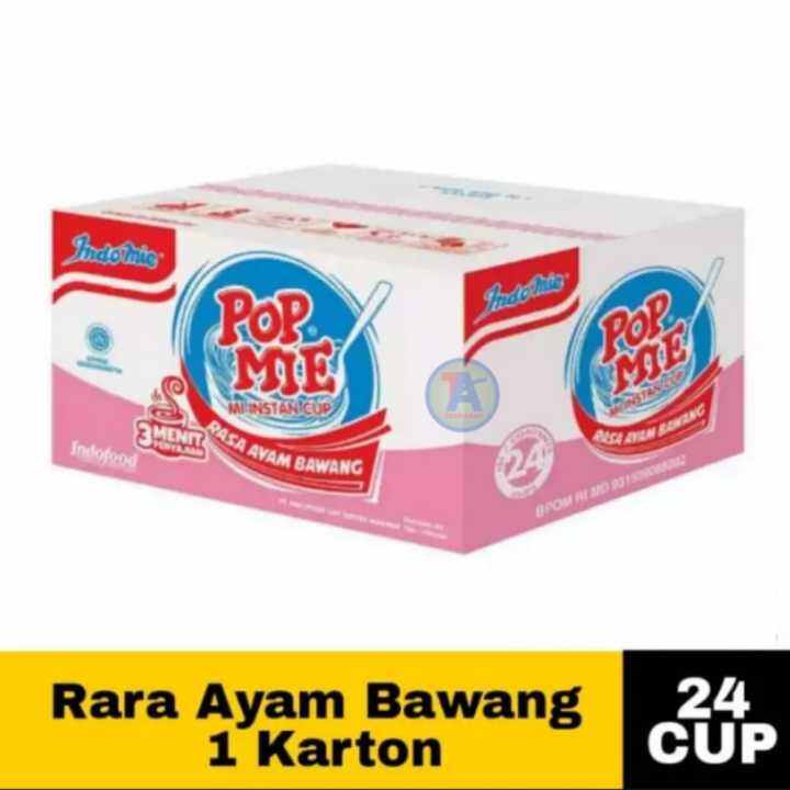 Pop Mie Indomie Jumbo Rasa Ayam Bawang 1 Karton / 1 Dus Isi (24) Pcs ...