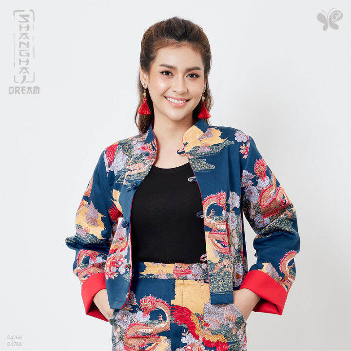 Woman Cropped Jacket - Mythical Tale เสื้อแจ็คเก็ตสั้นสำหรับผู้หญิงจาก ...