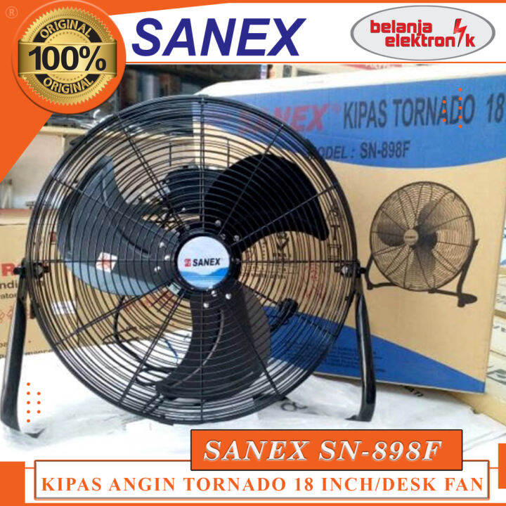 KIPAS ANGIN SANEX TORNADO DESK FAN 18 INCH SN-898F | Lazada Indonesia