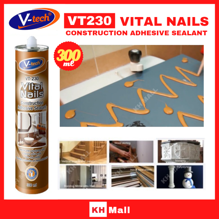 V-Tech Vital Nail Wood Glue VT-230 for Gam Wainscoting VT226 Gap ...