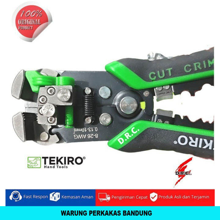 TANG KUPAS KABEL OTOMATIS TEKIRO AUTOMATIC WIRE STRIPPER PL- AW1700 ...