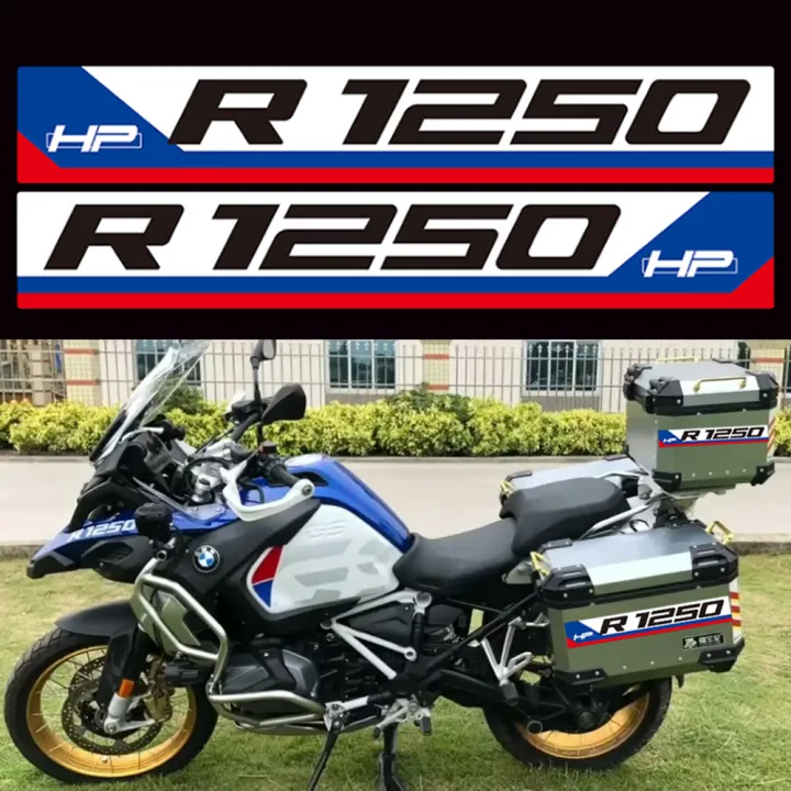 2PCS R 1250 Reflective Motorcycle Top Side Cases Stickers Luggage ...
