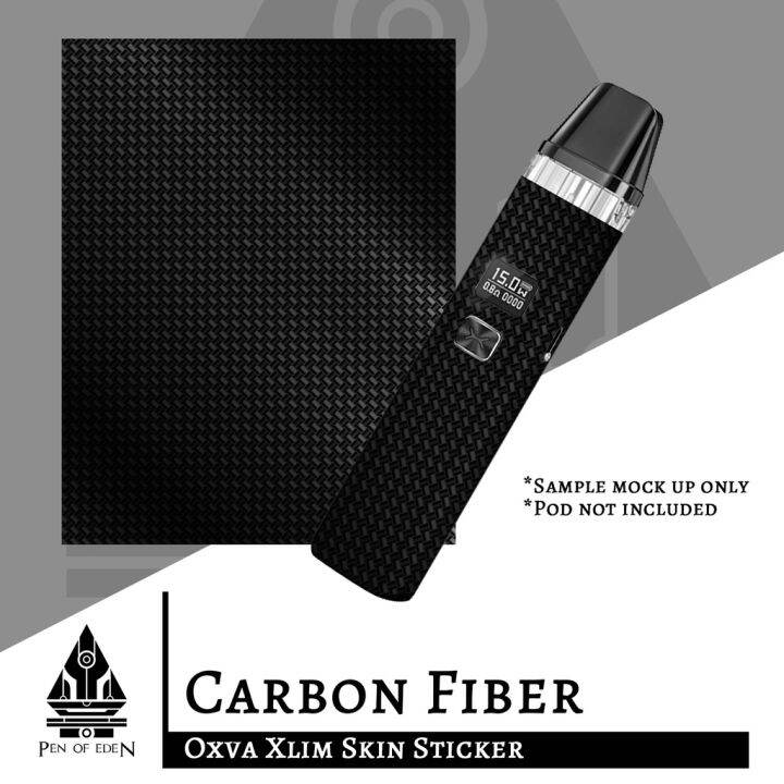 hot Carbon Fiber Oxva Xlim Skin Sticker (STICKER ONLY! DEVICE IS NOT ...