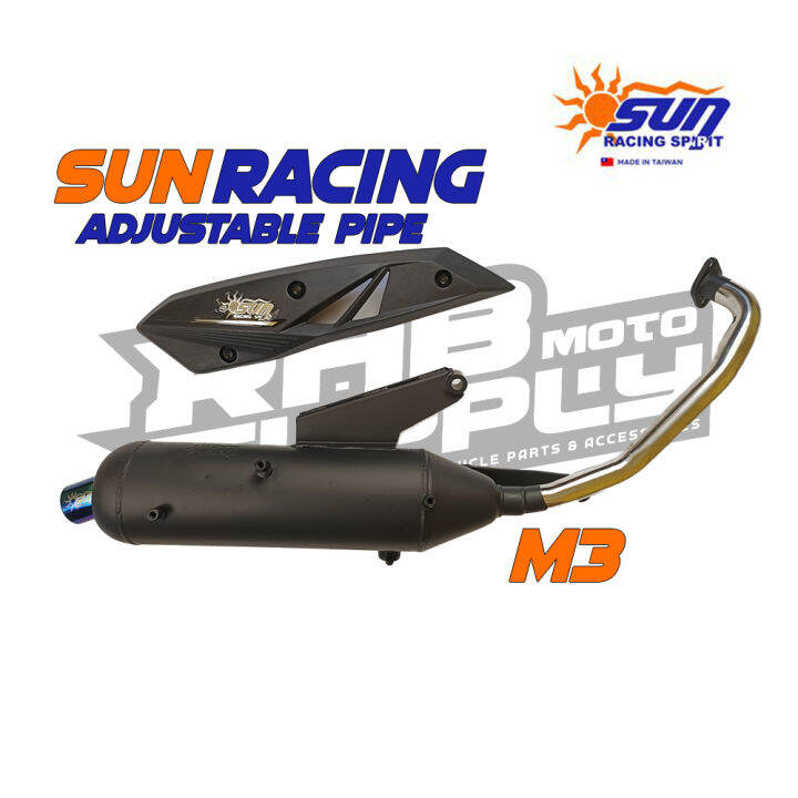 Sun Racing Adjustable Pipe Click (M3/Click/Beat/Mio Sporty/Nmax v1/Nmax ...
