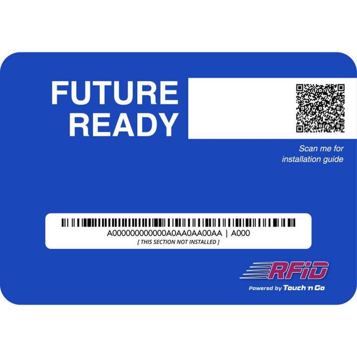 FREE RFID HOLDER 🎁🎁🎁 Touch ‘n Go Self-Fitment (DIY) RFID Tag Sticker ...