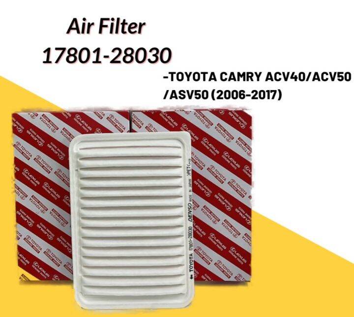 ORIGINAL Toyota Camry ACV 40 ACV50 ASV50 2.0 2.4 2006 2017 Air Filter ...