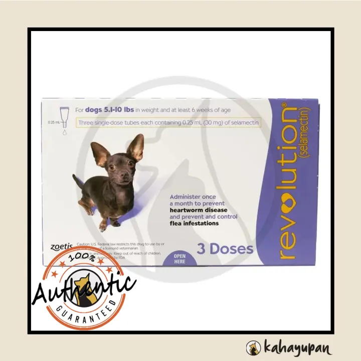 Revolution Anti Tick, Flea, Heartworm and Mange Topical Solution for ...