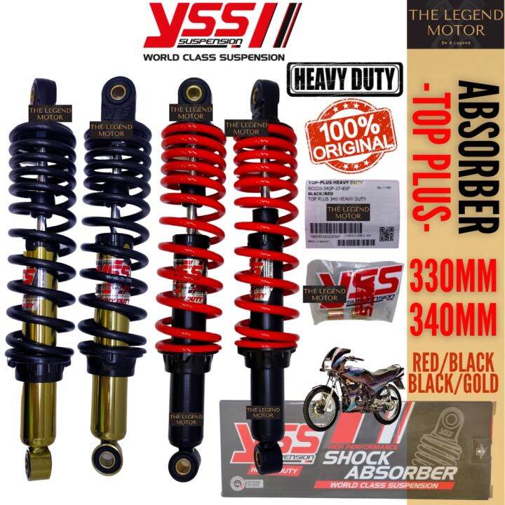 ☚100 ORIGINAL YSS Absorber Top Plus Heavy Duty 330MM 340MM Thailand ...
