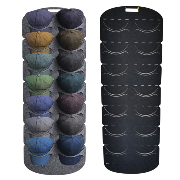 【COD&Local】Hanging Hat Organizers for Bedroom Closet Space Saving Wall ...