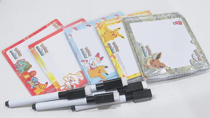 ของสะสม Pokemon Whiteboard ไวท์บอร์ดลายโปเกมอน โอเดนย่า ครบชุด5แบบ ...