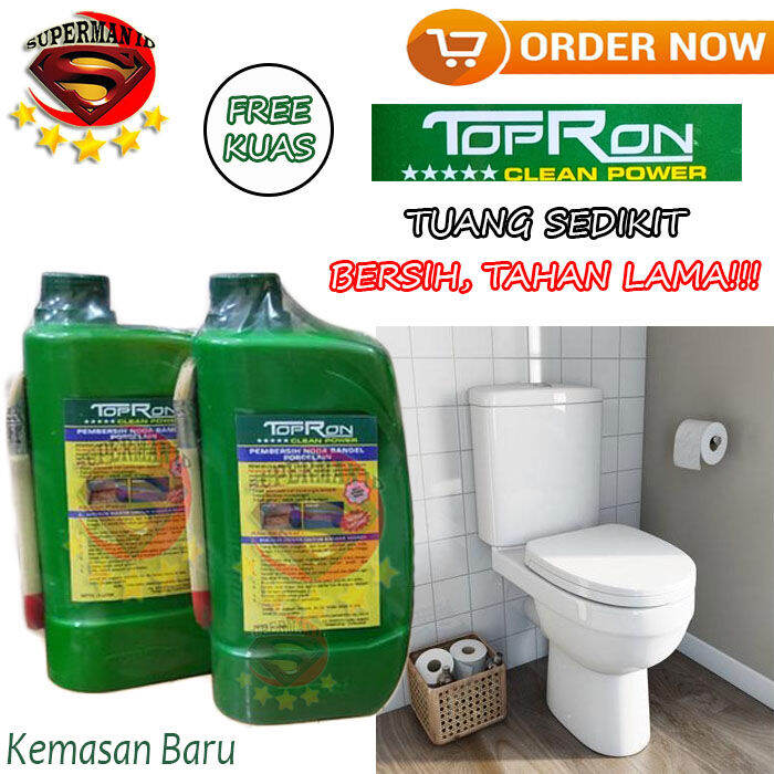 TOPRON Pembersih Kamar Mandi - Top ron Power Clean - Cairan Pembersih ...