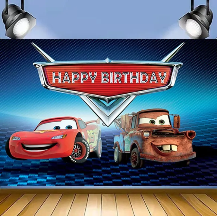 Cars Backdrop Racing Themed Background 5x3ft Kids Birthday Party ...